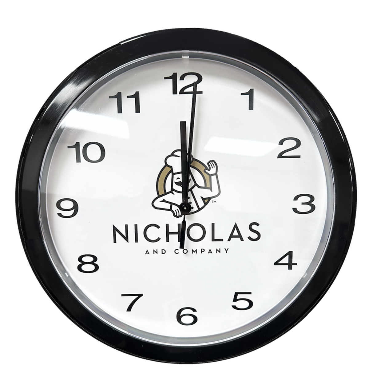 Analog 12-inch Wall Clock – nicholascostore